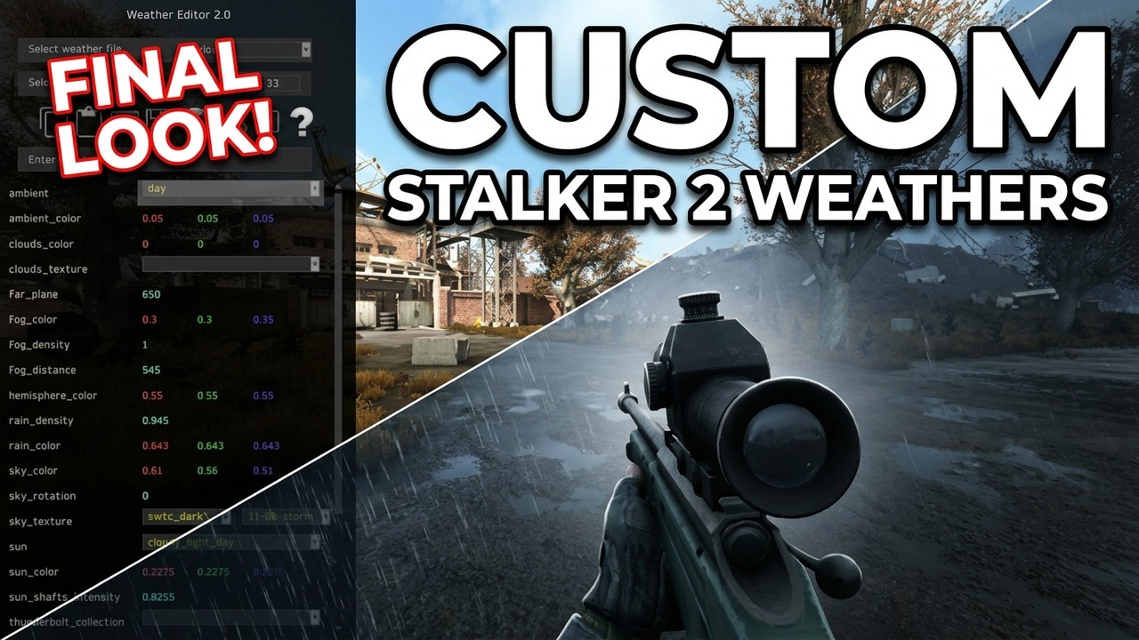 My Custom "STALKER 2" Weathers For Anomaly | Final Look! - YouTube