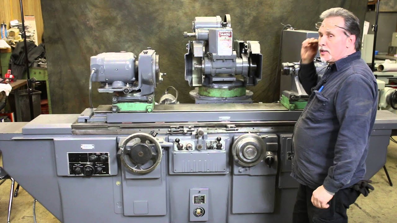 149506 14" X 40" BROWN & SHARPE UNIVERSAL CYLINDRICAL GRINDER - YouTube