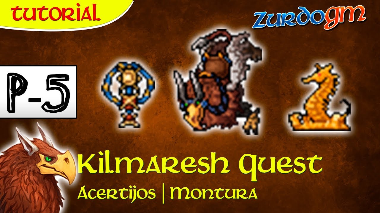 Tibia: Kilmaresh Quest | Acertijos y Montura | Parte 5 Final - Paso a ...