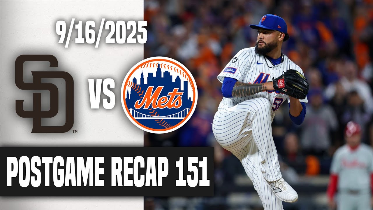 Mets Fan Reaction Game 151 | SDP-3 NYM-8! HOLMES AND MANAEA COMBINE FOR ...
