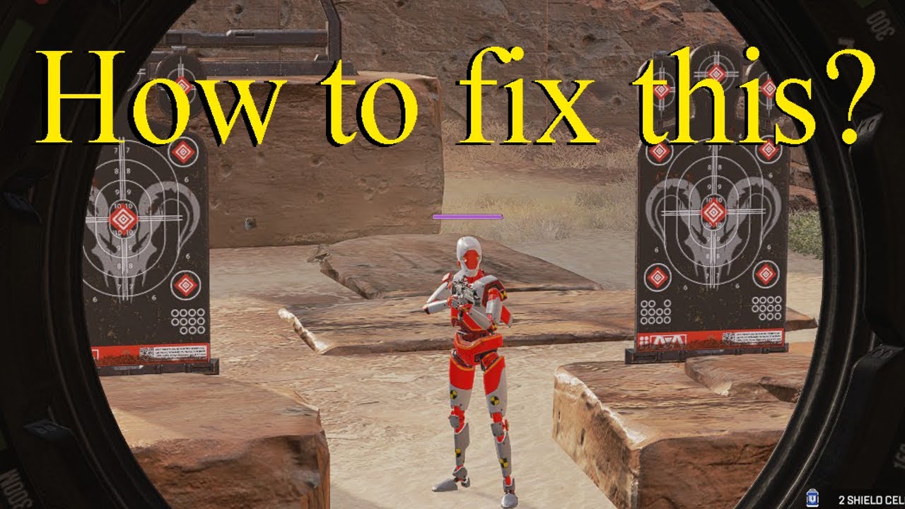 How to fix reticles not showing in Apex. Season 8. - YouTube