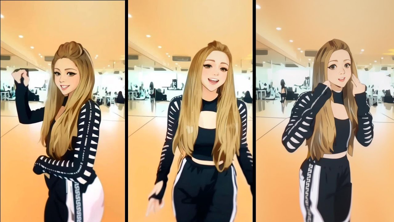Shakira anime cartoon dancing bachata - YouTube