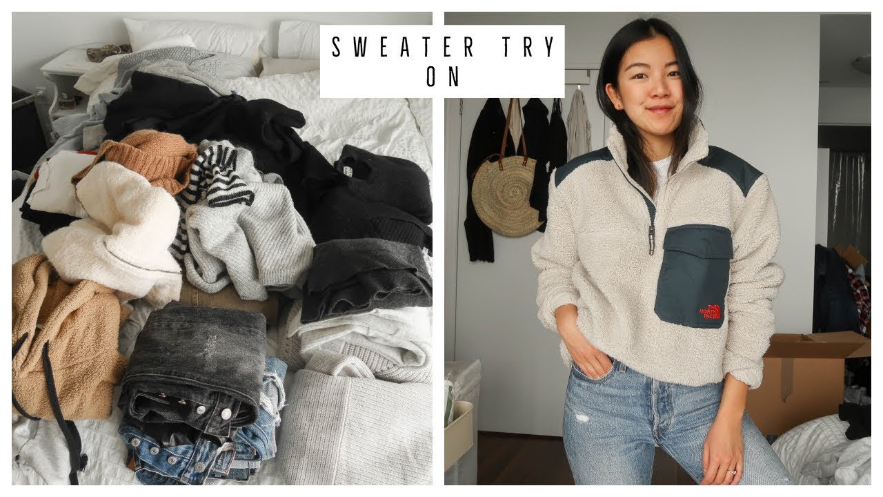 BEST SWEATERS | TRYING ON ALL MY SWEATERS - YouTube