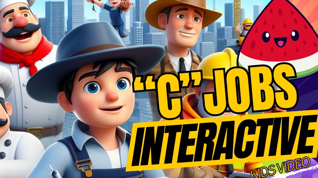 🚀 Captivating 'C' Careers! | Fun Learning for Preschoolers | Chefs ...