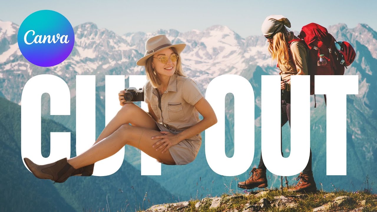 How to Make Cut Out Photo Animation in Canva - YouTube