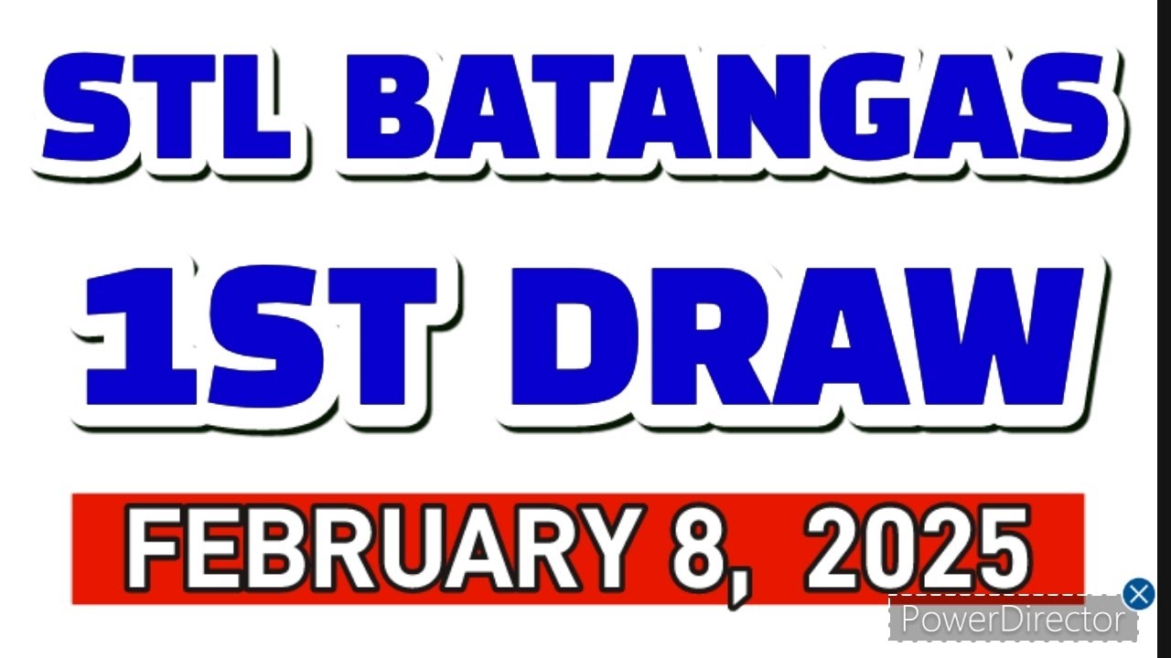 STL BATANGAS RESULT TODAY 1ST DRAW FEBRUARY 8, 2025 12PM | SATURDAY ...