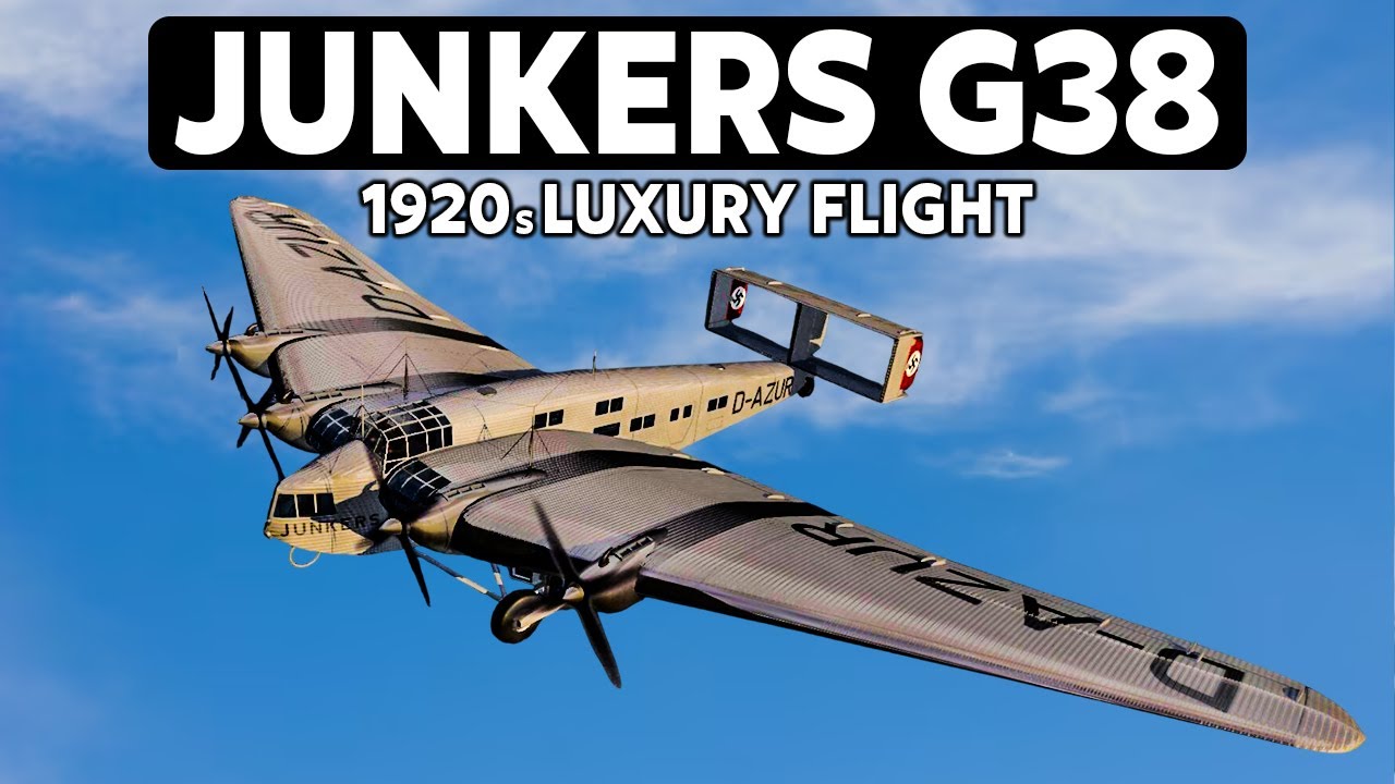 Imagine A Plane with CABINS in its Wings! The Junker G38's innovative ...