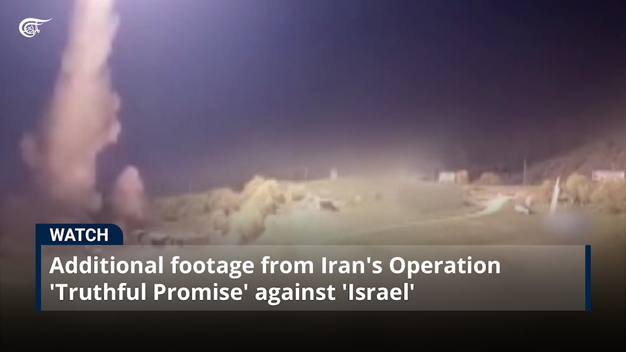 Additional footage from Iran's Operation 'Truthful Promise' against ...