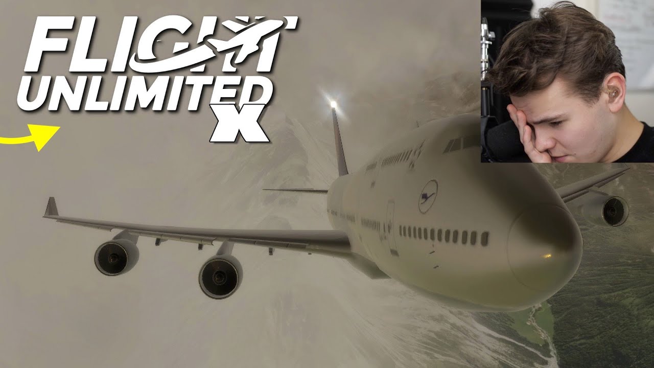 My Poor PC! - Worst Flight Simulator "Unlimited X" - YouTube