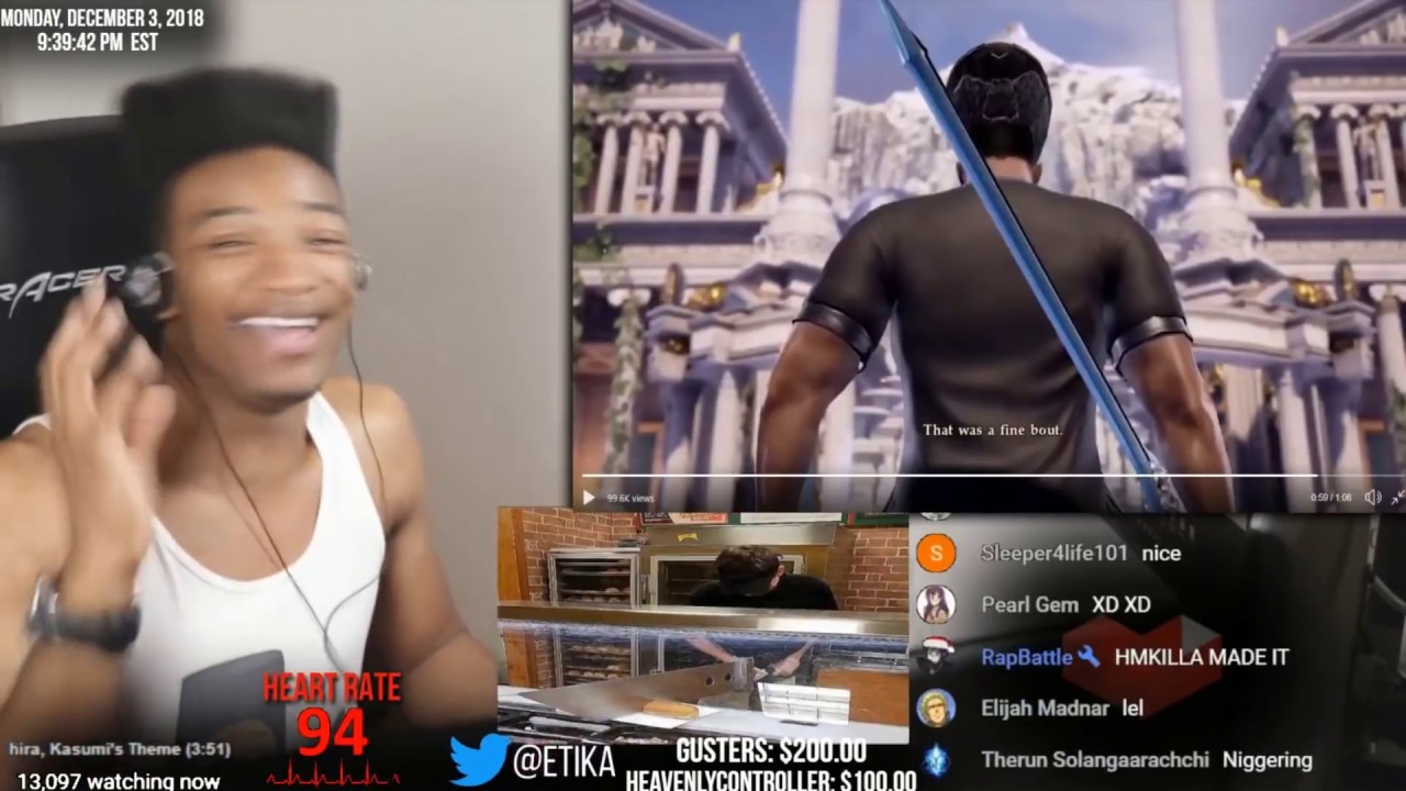 ETIKA REACTS TO HIM BEING IN SOUL CALIBER VI - YouTube