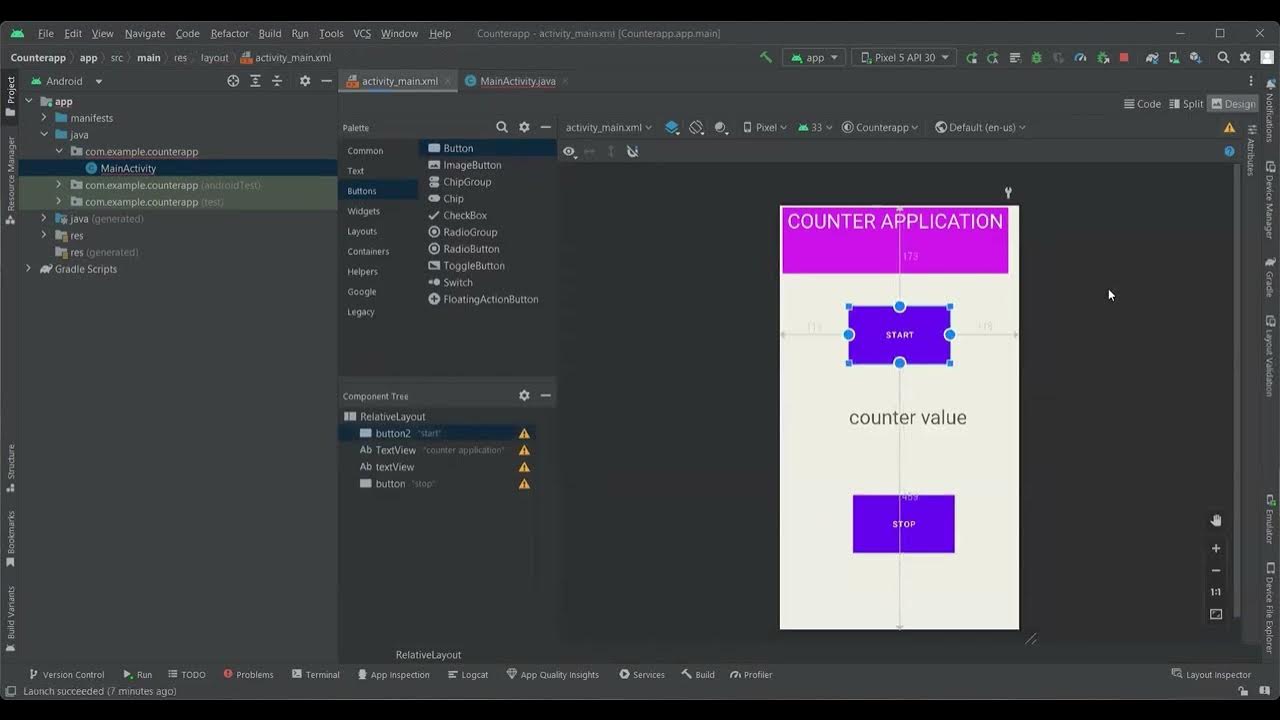 MOBILE APPLICATION DEVELOPMENT LAB 5 NALINI H C - YouTube