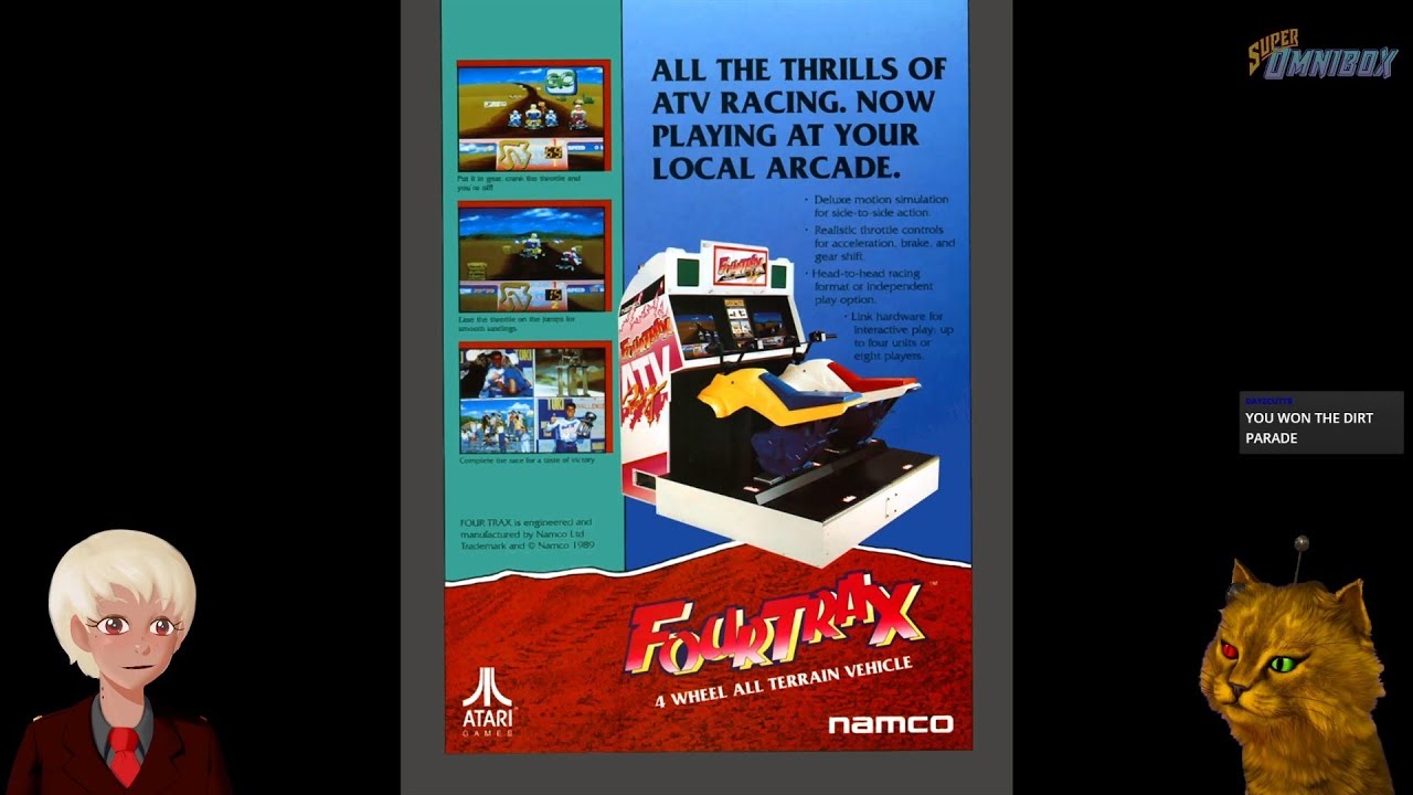 Another case of 'Funner in Arcades' ~ FourTrax (Arcade) - YouTube
