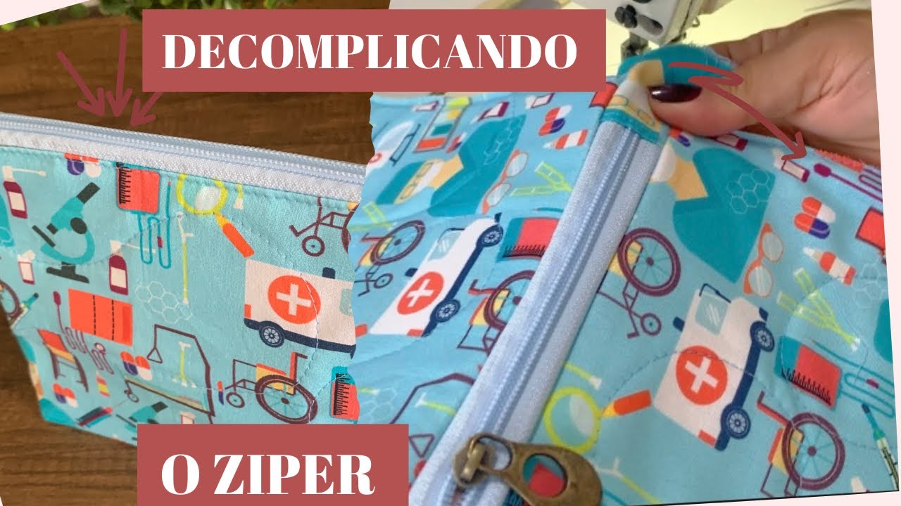 COMO COLOCAR ZÍPER DE FORMA FÁCIL E DESCOMPLICADA/COSTURA INICIANTES ...