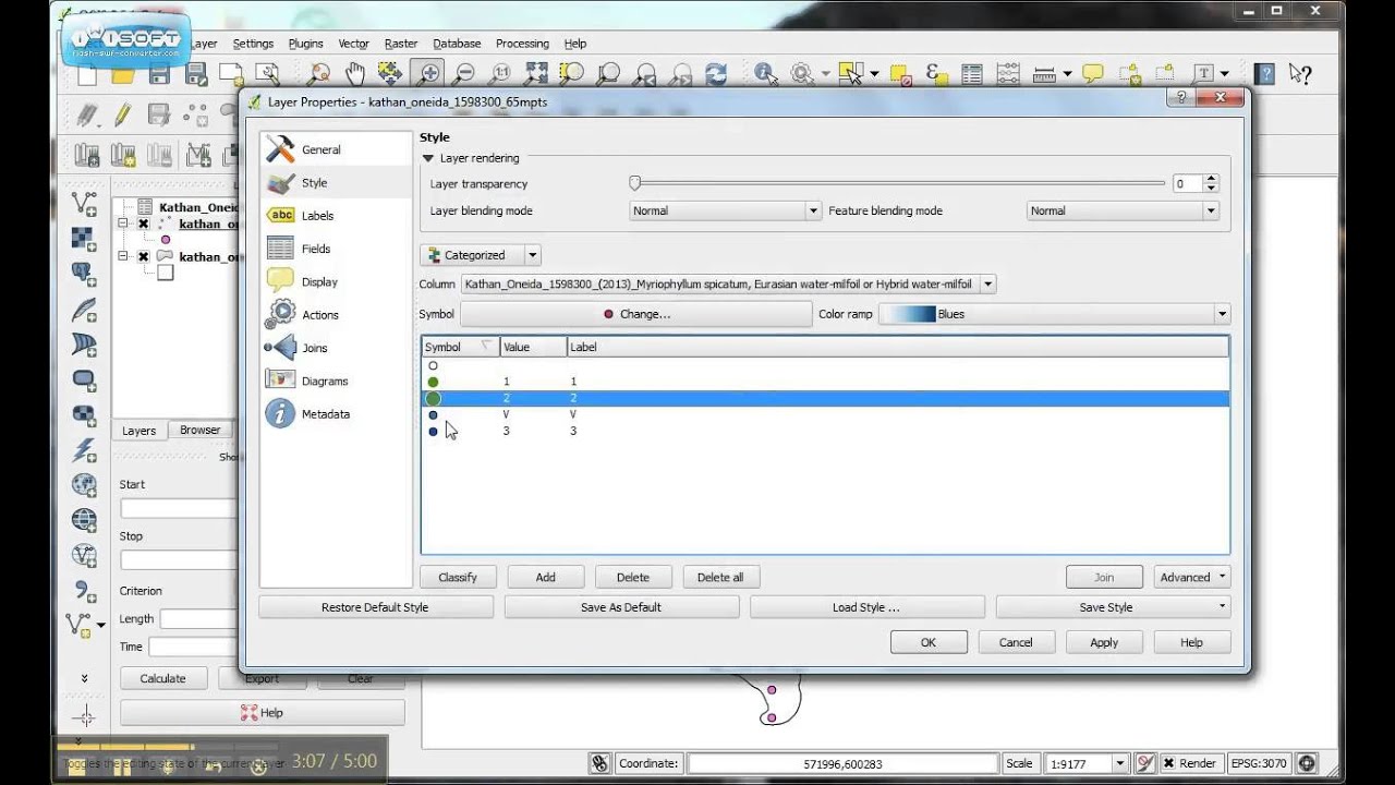 Creating Plant Species Distribution Maps in QGIS Part 2 - YouTube