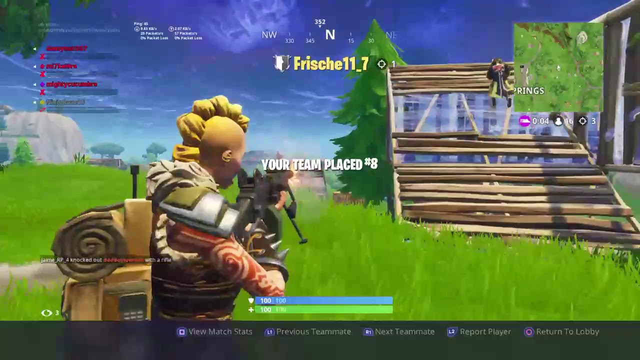 Fortnite gameplay ft Ninja dave - YouTube