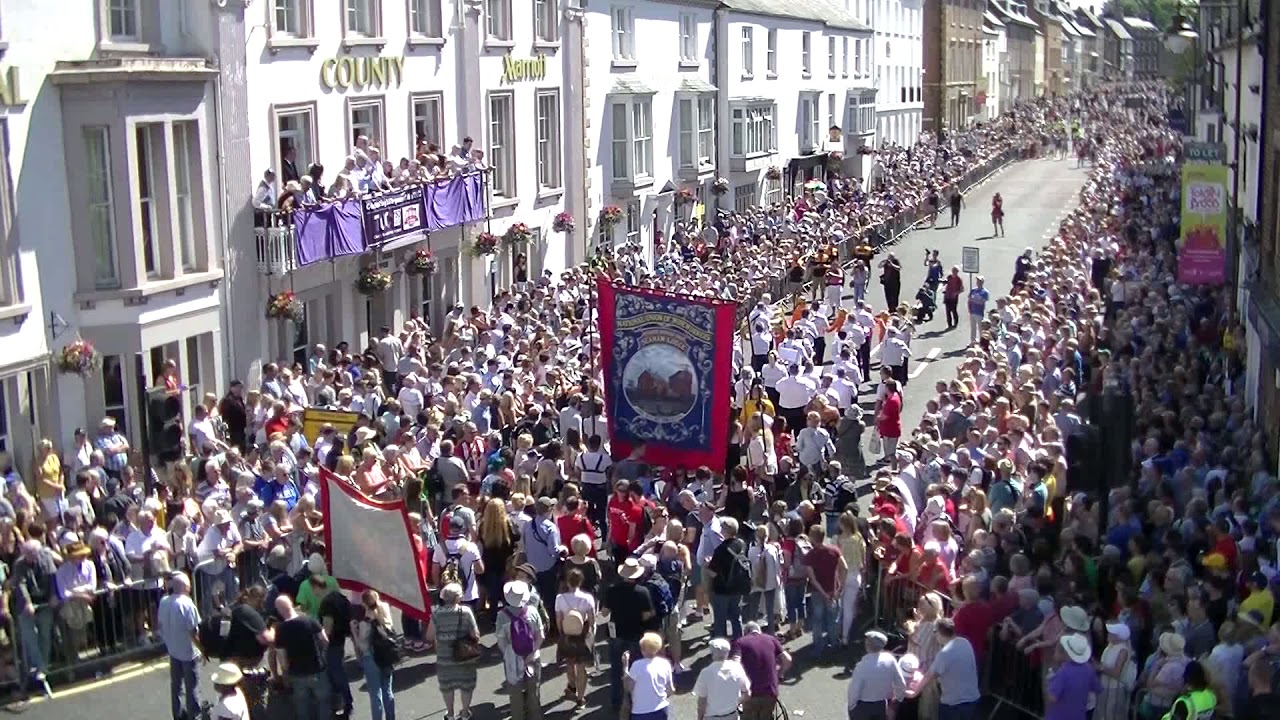 2018 Miners Gala - Seaham - YouTube