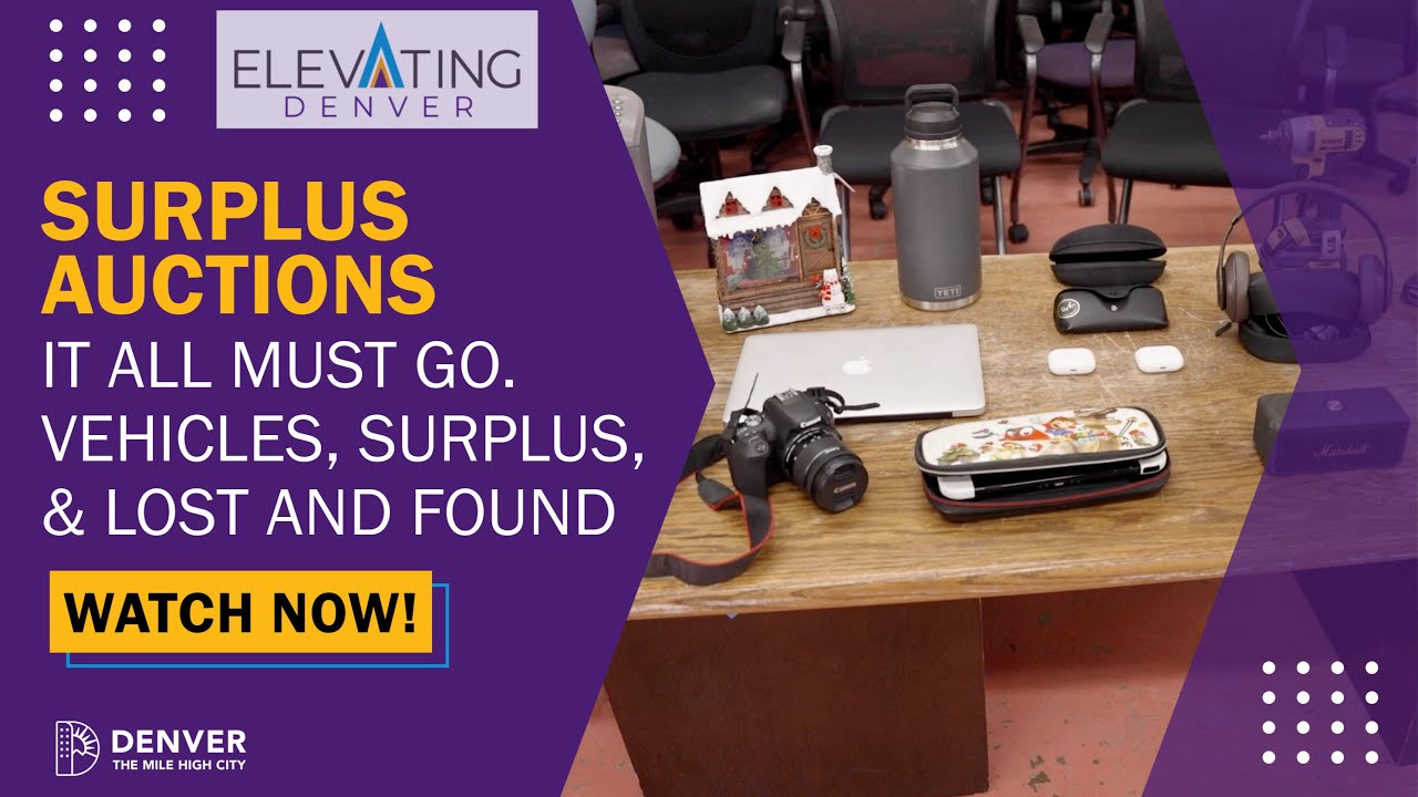 Denver's Surplus Auctions - Elevating Denver - YouTube