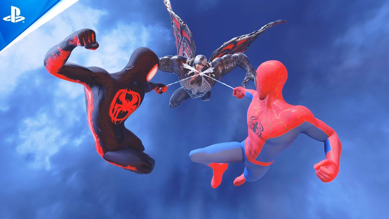 Peter and Miles Vs Venom with Realistic Spider-Verse Suits - Marvel's ...