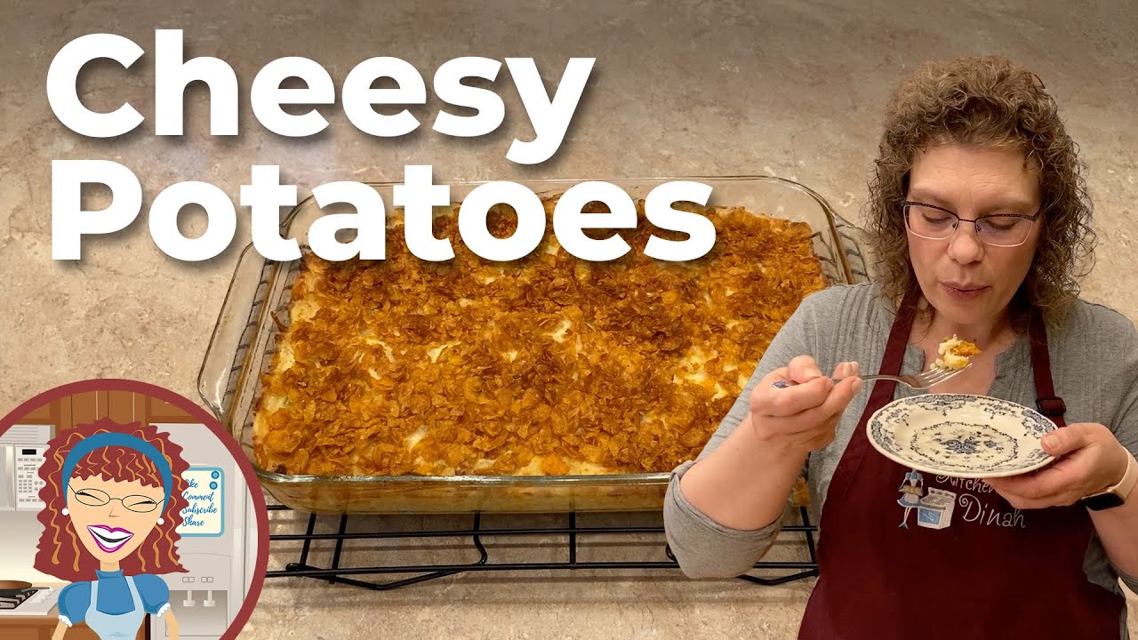 How to make easy Cheesy Potatoes | Funeral Potatoes - YouTube