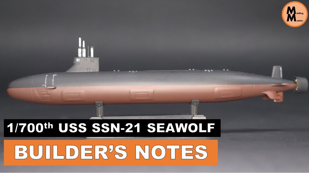 Hobby Boss' 1/700th USS Seawolf - Builder's Notes - YouTube