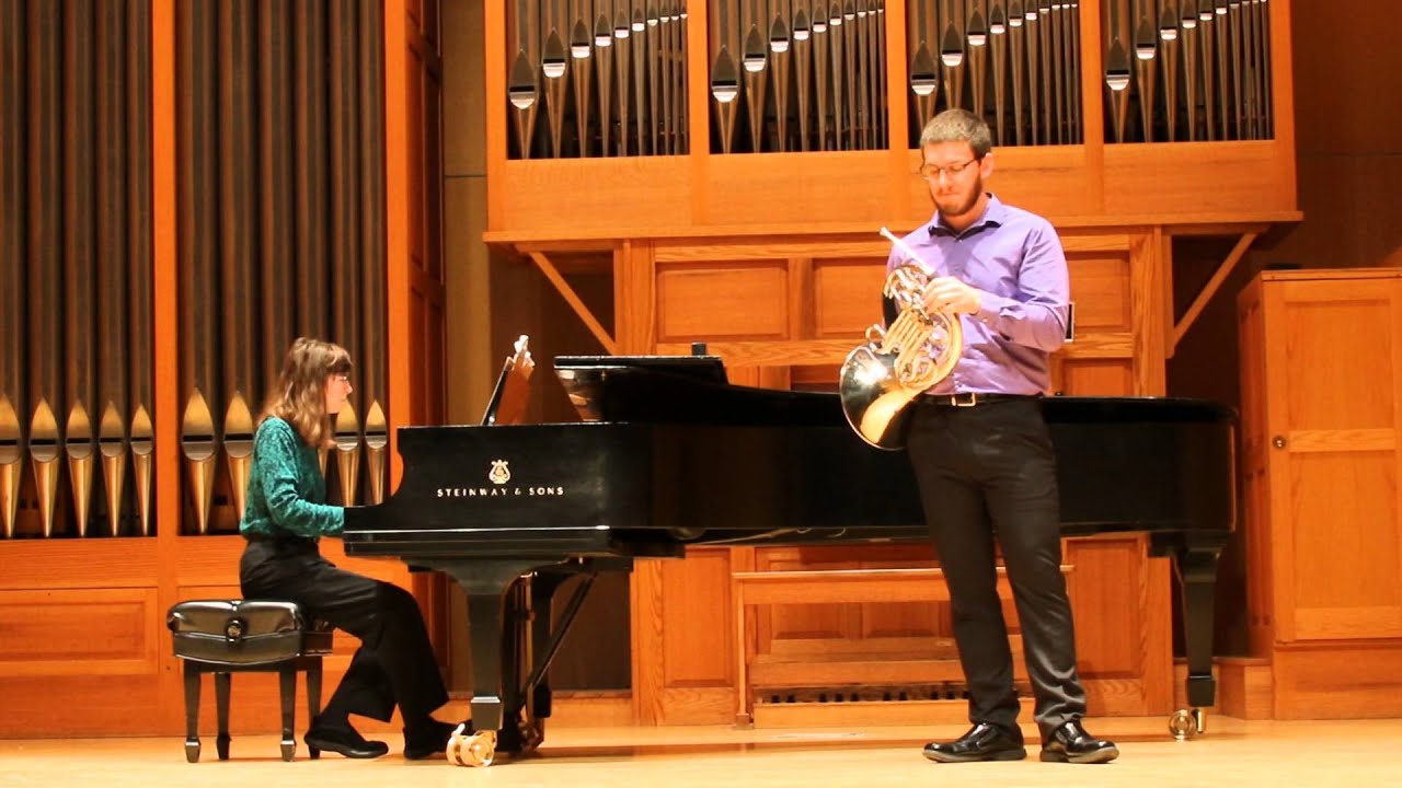Logan Moss French Horn Senior Recital CWU 3-12-16 - YouTube