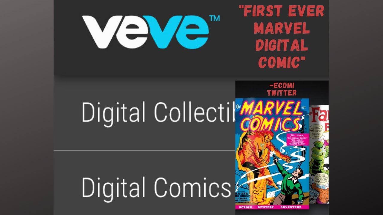 VEVE/ECOMI Marvel NFT Digital Comic Drop (Everything To Know) - YouTube