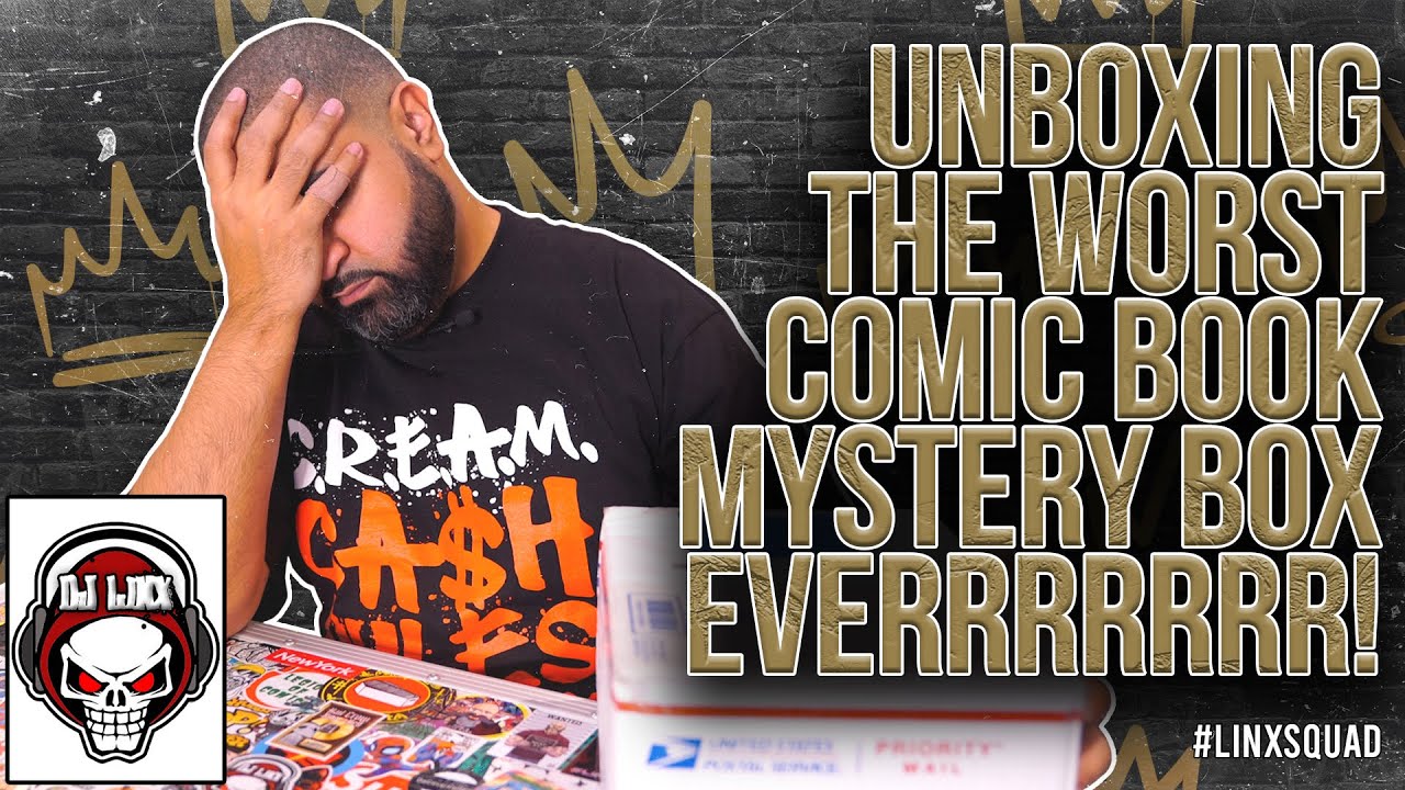 UNBOXING THE WORST COMIC BOOK MYSTERY BOX EVER!!! #linxsquad - YouTube