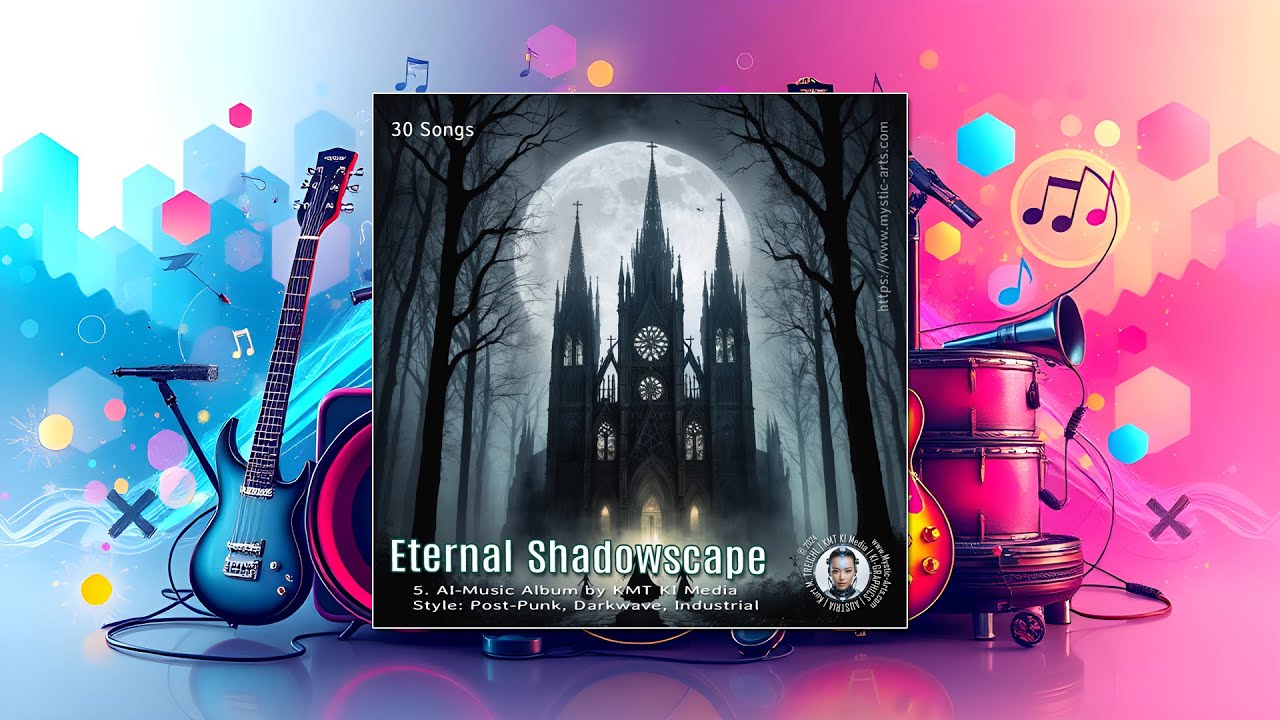Musikalbum Eternal Shadowscape von KMT KI Media - YouTube