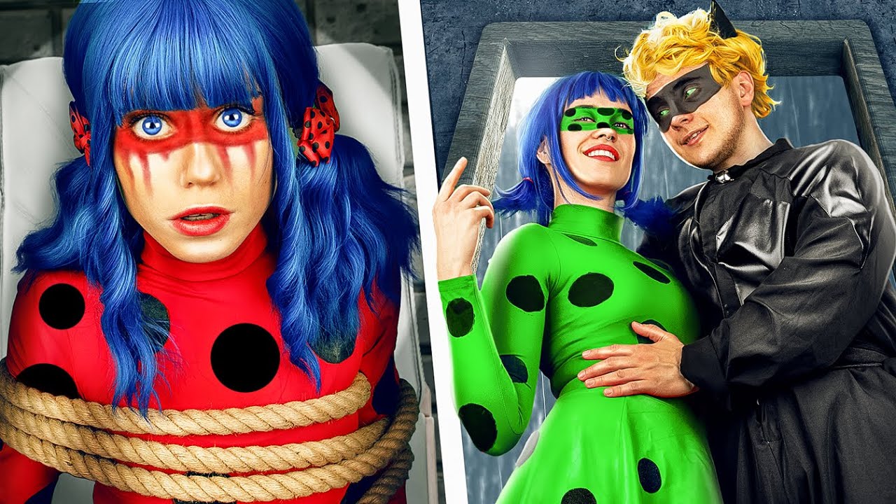 Fake LadyBug / Vampire Kidnapped LadyBug - YouTube