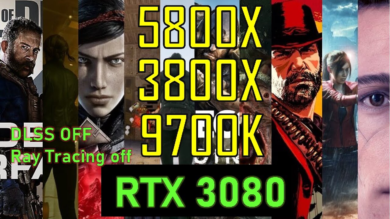 Ryzen 5800X vs 3800X vs i7 9700K RTX 3080 Benchmarks Best Pc Games ...