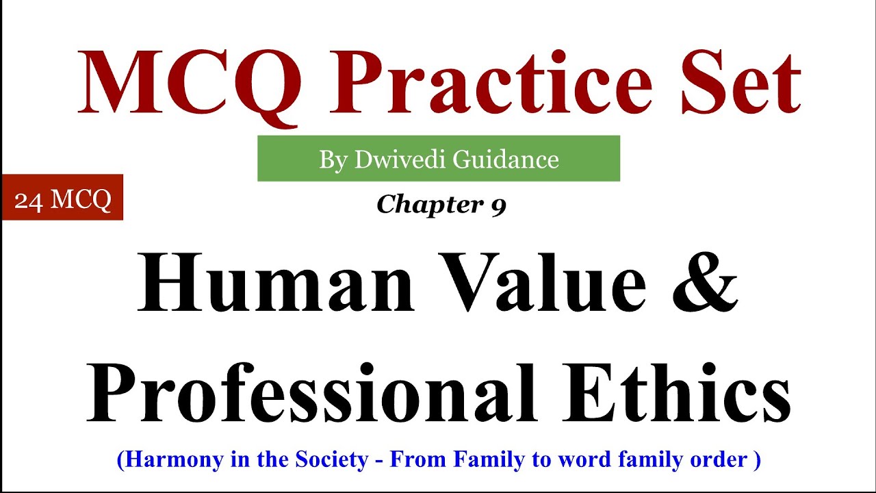 11| Human value mcq | Universal human values mcq questions | human ...