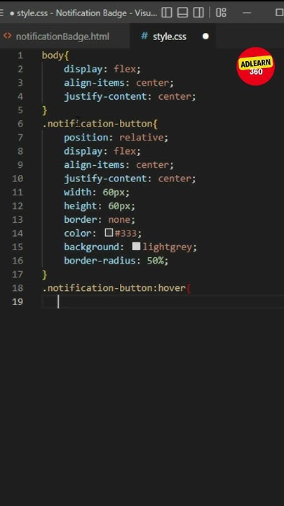 Notification Badge Html Css Shorts Ytshorts Youtubeshorts Htmlcss Youtube