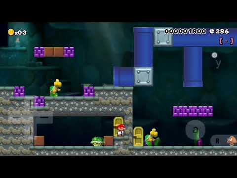 Super Mario 3D World 1-2 Recreado en SMMWE (Super Mario Maker World Engine)