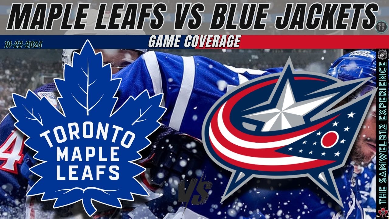 TORONTO MAPLE LEAFS Take On COLUMBUS BLUE JACKETS Live | NHL Showdown ...