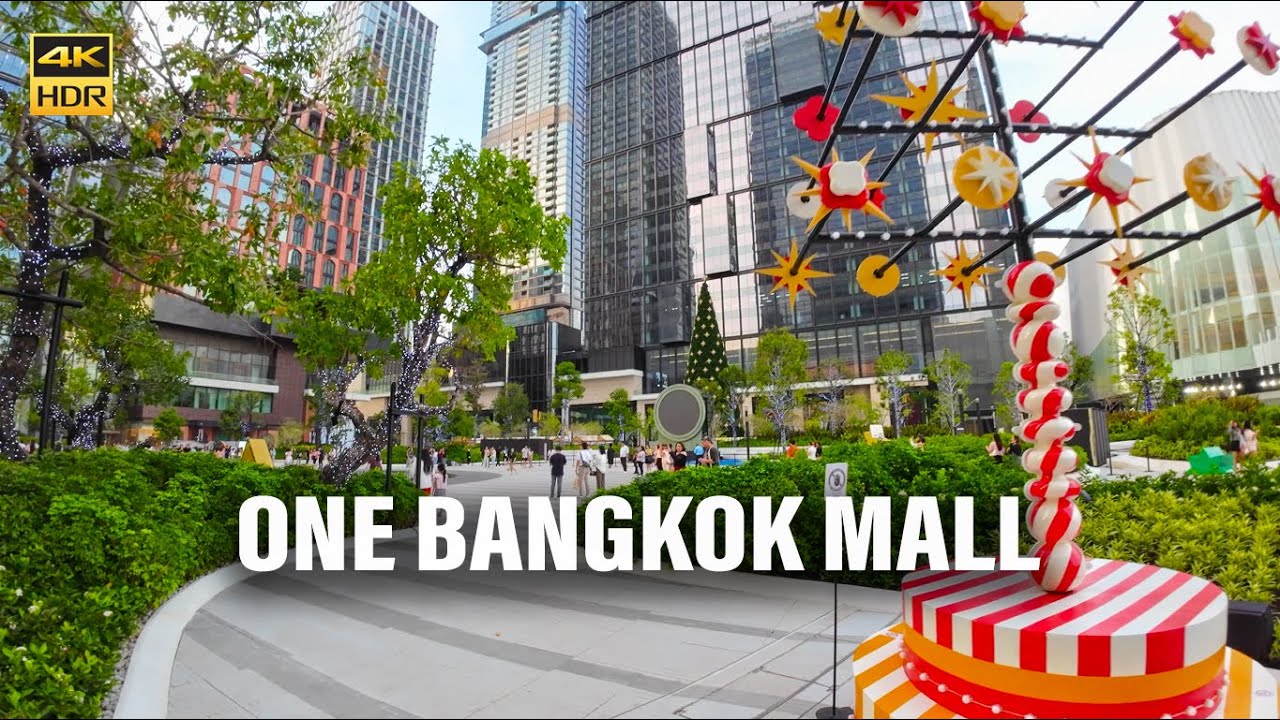 🇹🇭 4k HDR | One BANGKOK Mall | Newest luxury shopping mall in Bangkok ...