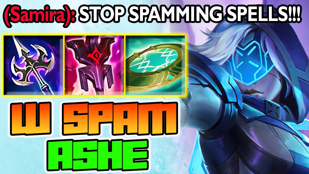 THIS ASHE BUILD MAKES YOU SPAM (W) LIKE CRAZY - YouTube