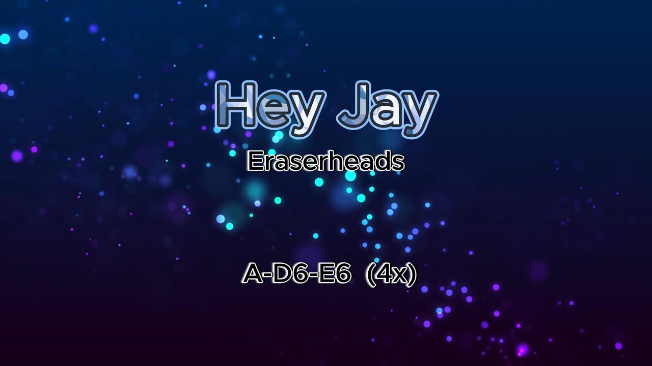 Hey Jay (by Eraserheads) lyrics & chords ~ half step down guitar tuning - YouTube