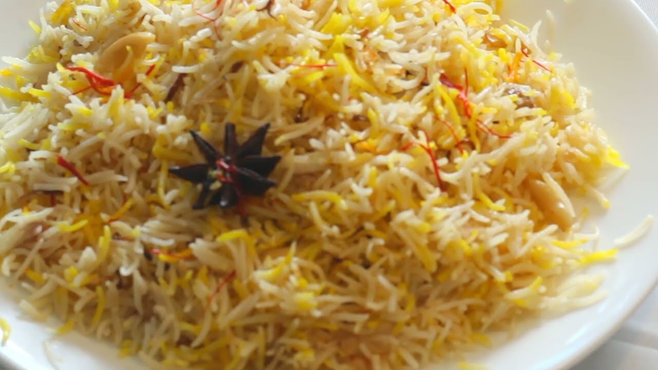 Saffron Rice Recipe | Aromatic Pulao Recipe |Zafrani Pulao Recipe - YouTube