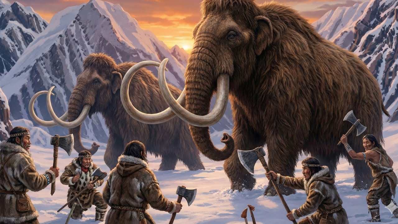 Obsidian Axe Hunt: Surviving Siberian Ice Age Mammoths - YouTube