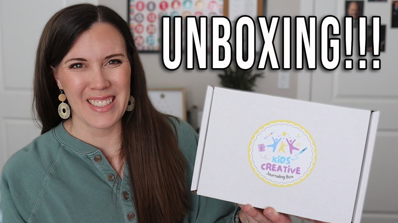 Journal Junk Box Unboxing | Kids Creative Journaling Box - YouTube
