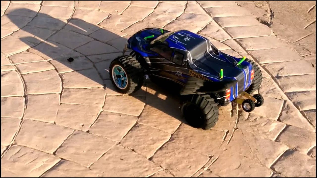 Rueda reventada HSP BRONTOSAURUS PRO 1/10 - YouTube