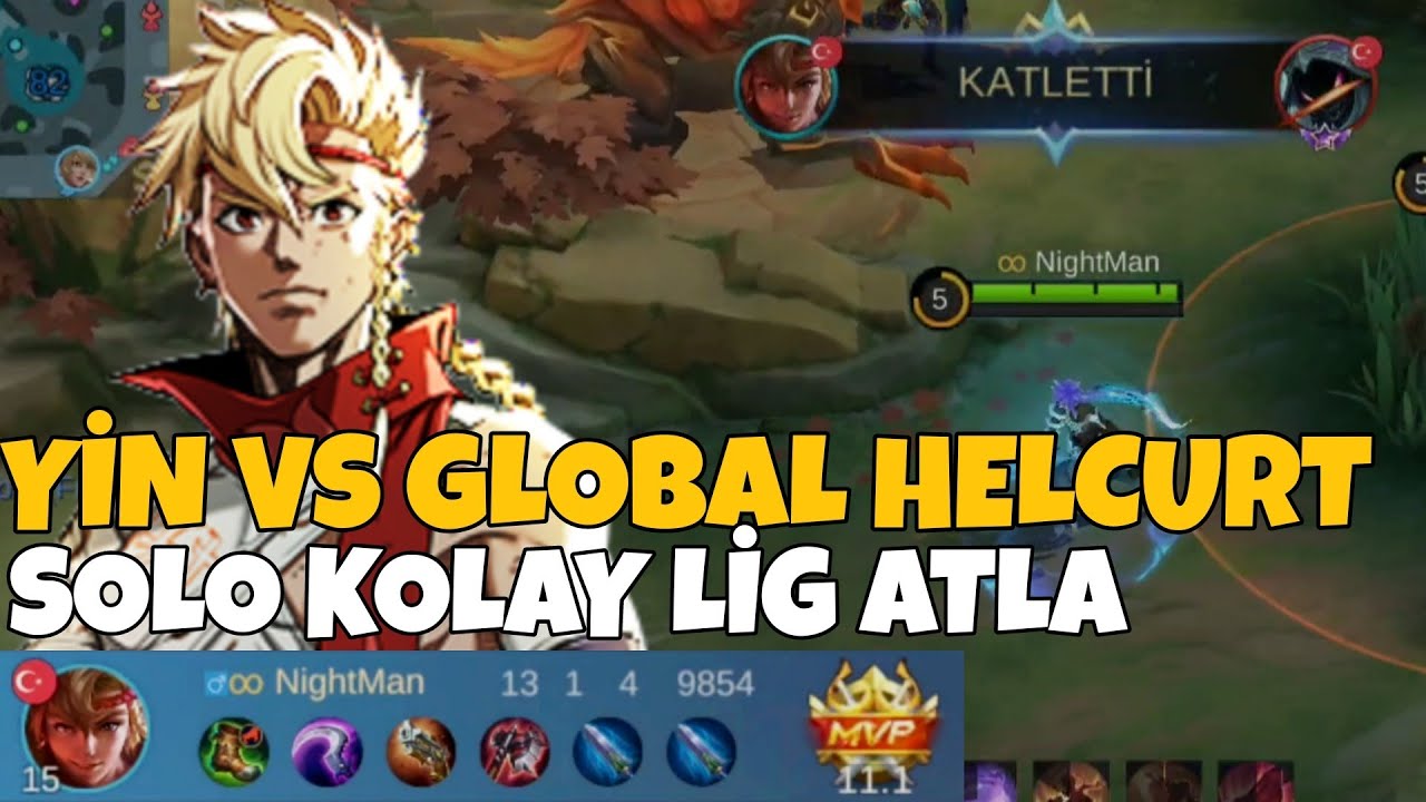 YİN VS TOP GLOBAL HELCURT | YİN İLE SOLO LİG ATLA | EN İYİ YİN BUİLD ...