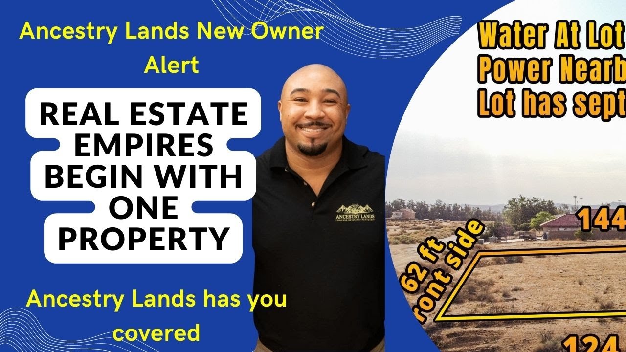 Every Real Estate Empire began with one property. New Land Owner ...