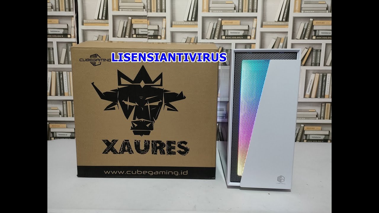 CUBE GAMING XAURES WHITE PREMIUM CASE ATX MID TOWER CASE WITH FRONT RGB ...