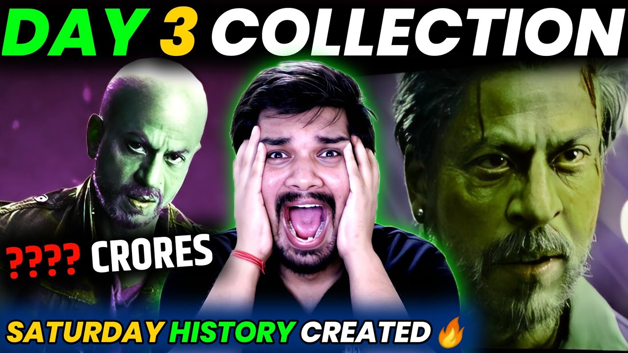 JAWAN 3rd DAY BOX OFFICE COLLECTION | JAWAN BOX OFFICE. #jawan #srk # ...