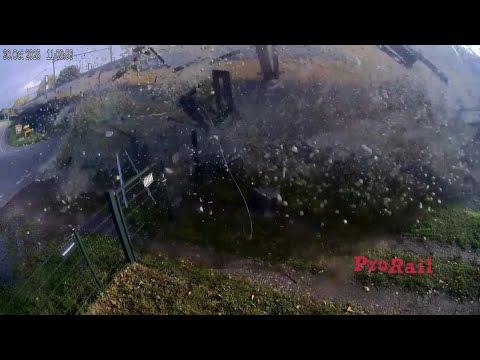Train smashes through truck at Netherlands level crossing, sending pears flying | AFP