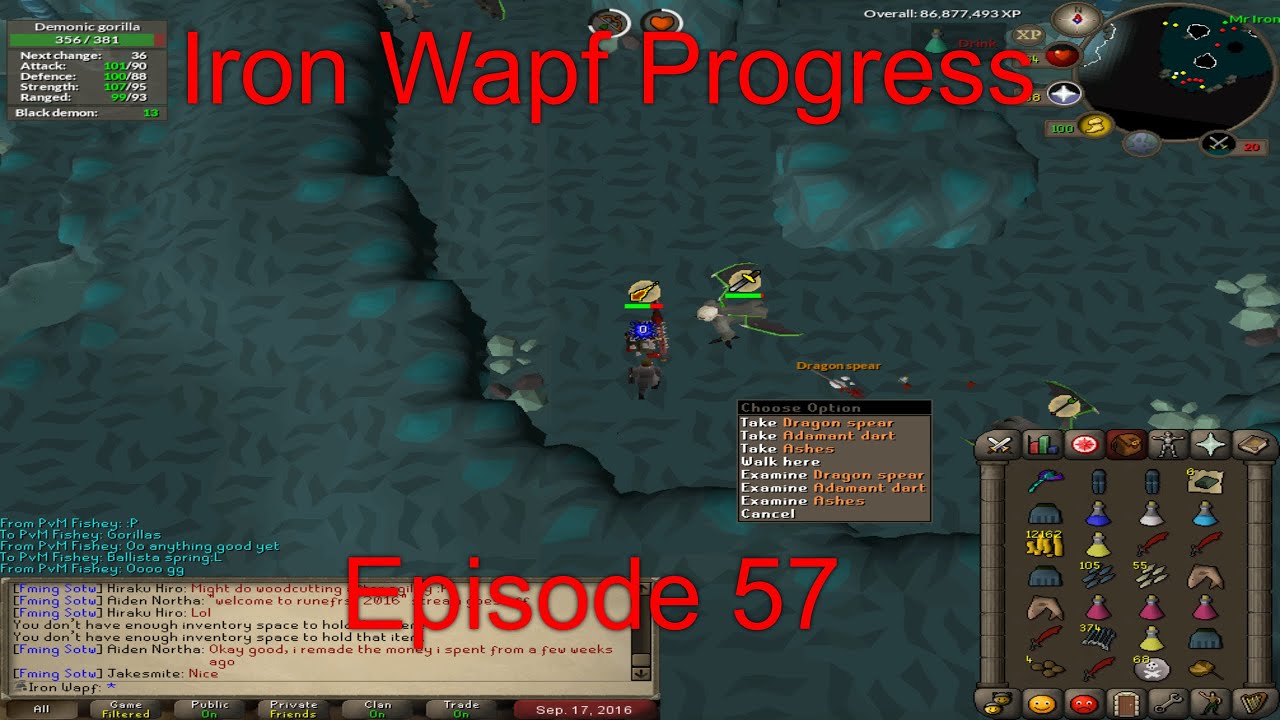 OSRS Iron Man Progress: Episode 57 - YouTube