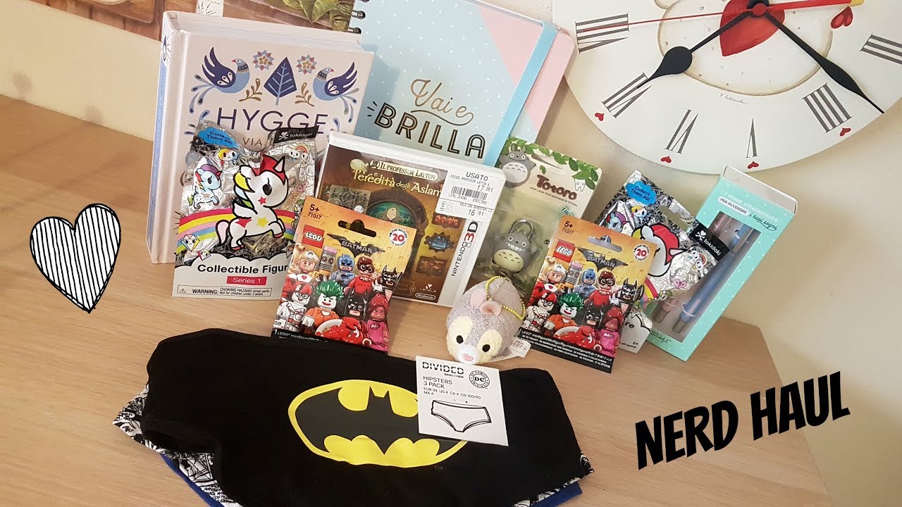 ♥ NERD HAUL: Batman, Nintendo, Totoro, Tokidoki e MEGA LEGO ♥ - YouTube