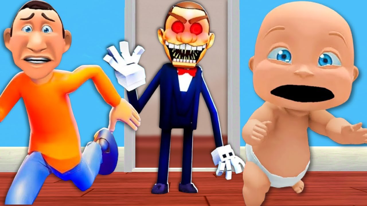 Baby & Daddy Escape EVIL TOYSHOP! - YouTube