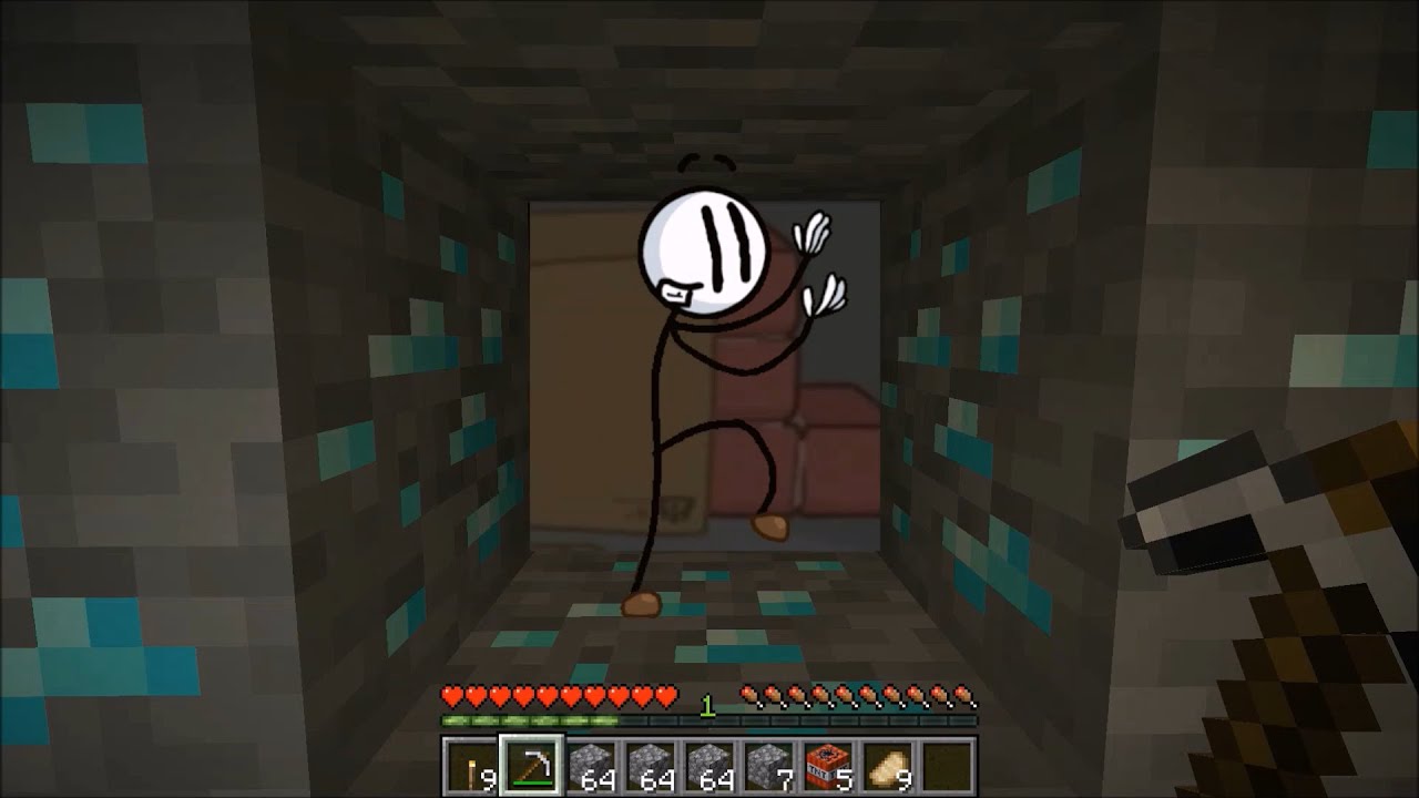 Henry Stickmin distraction dance, but it's in Minecraft. - YouTube